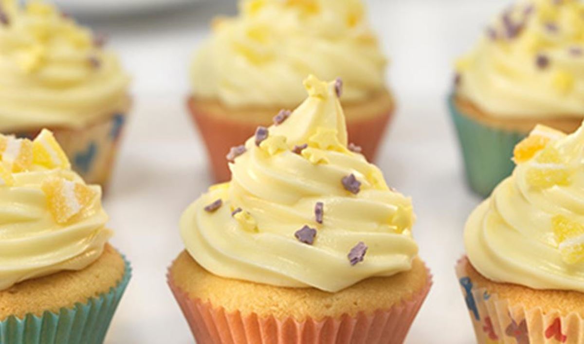 Lemon cup cakes| Flora